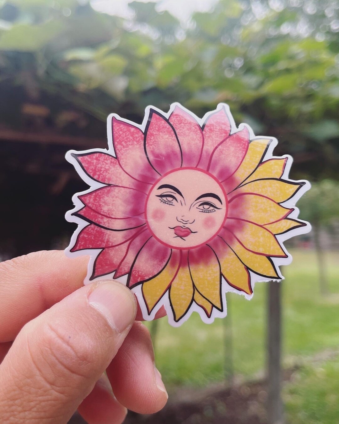 Sunflower Sticker Waterproof Stickers Colorful Sticker Laptop Sticker ...