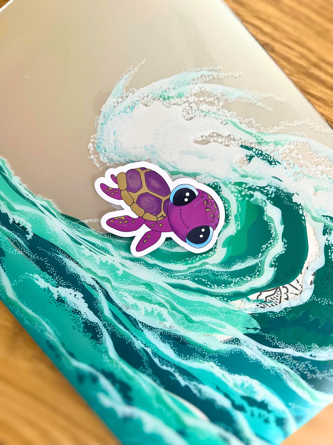 Turtle Sticker Waterproof Stickers Colorful Sticker Laptop Sticker ...