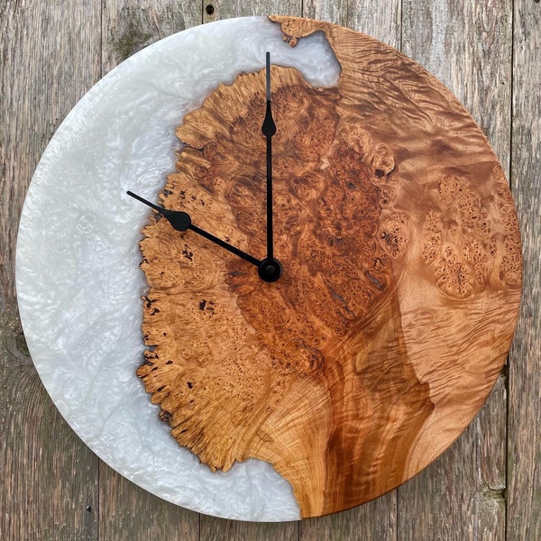Burl Clock - Etsy