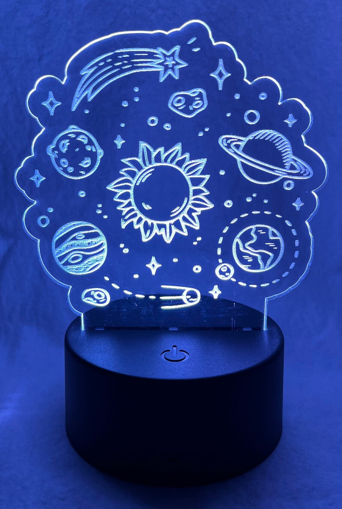Solar System LED Nightlight, Customized Nightlight, Planets Light ...