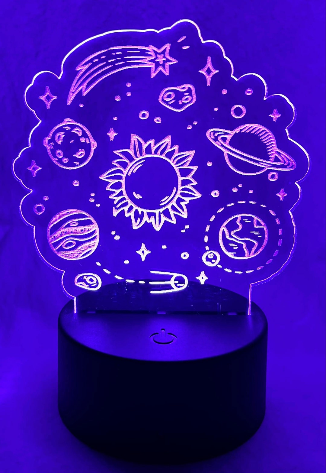 Solar System LED Nightlight, Customized Nightlight, Planets Light ...