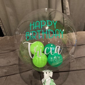 Customized Vinyl Decal for Balloons, Personalized Balloon Decals ...