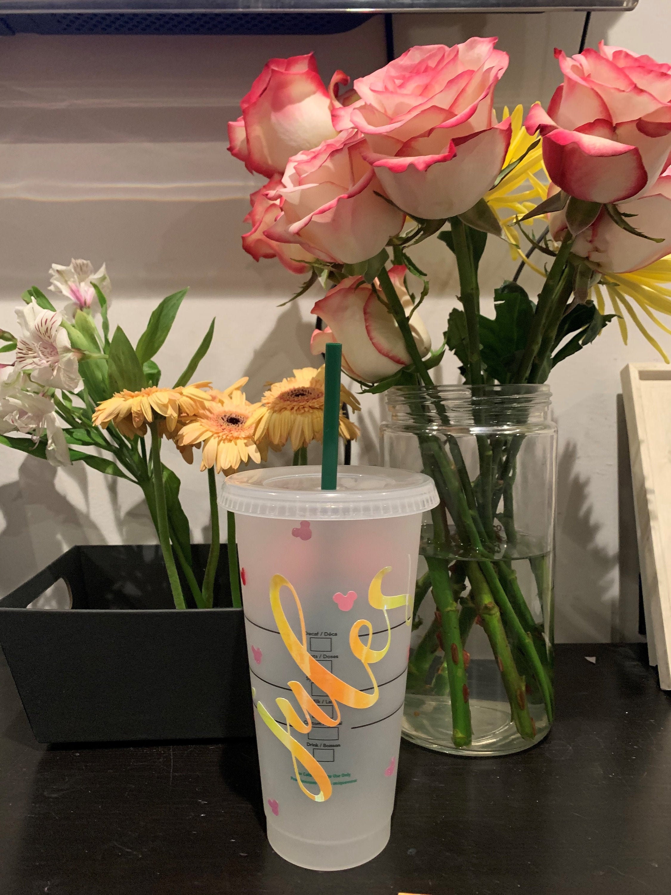 Custom Decals Custom Name Decals Starbucks Cup Decals Water - Etsy