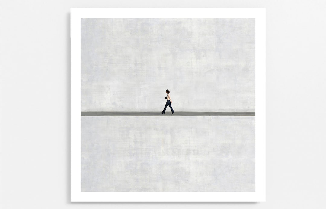 Small Gray Modern Wall Art Posters. Minimalist Decor With - Etsy