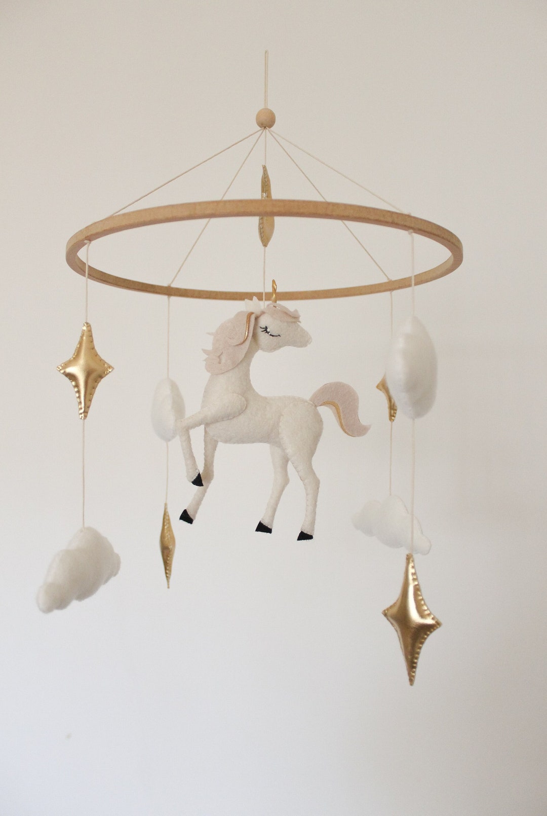 Unicorn Mobile for Baby Girl Nursery Pink Unicorn Nursery - Etsy