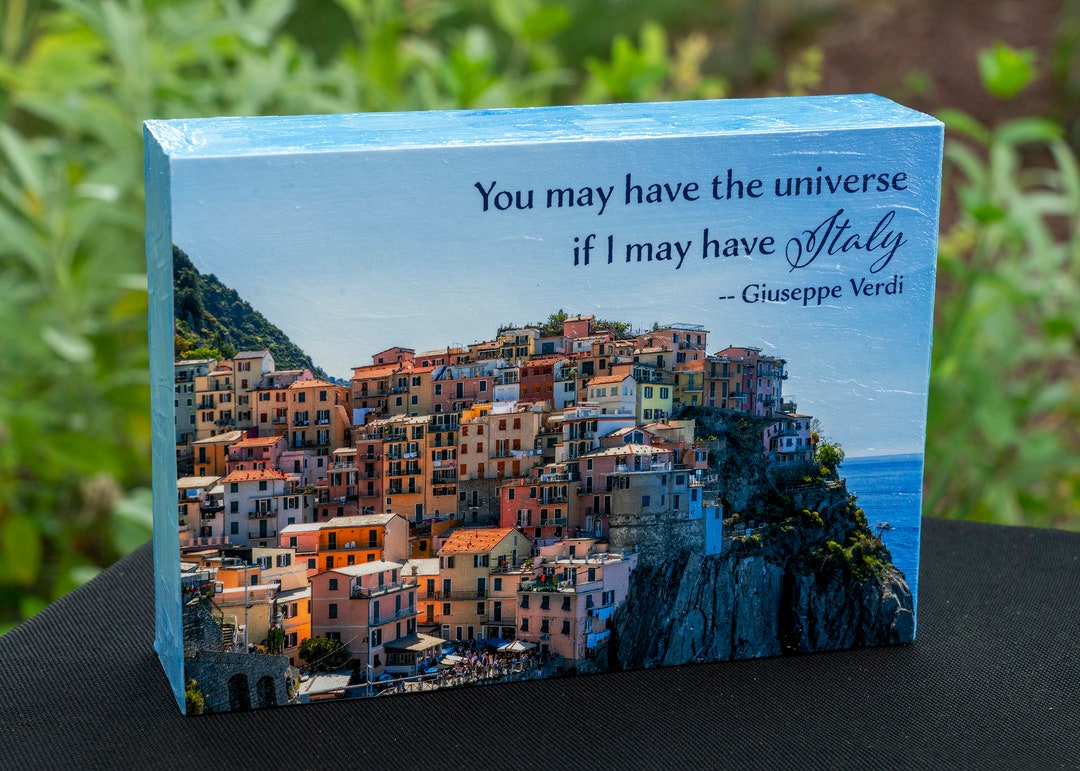 Quoteblock: Giuseppe Verdi Quote With Italy Photo - Etsy