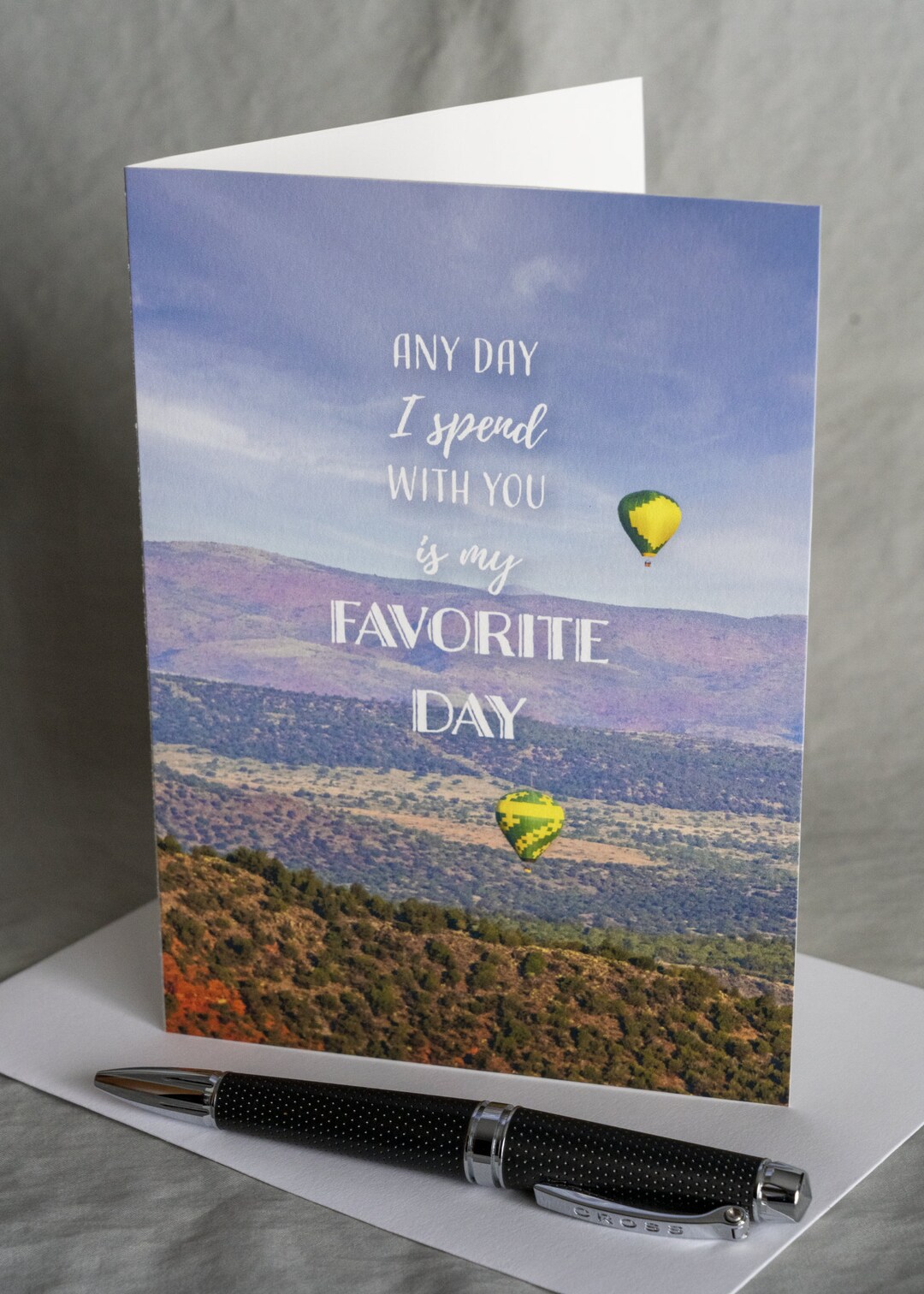 Note Card With "my Favorite Day" Quote - Etsy