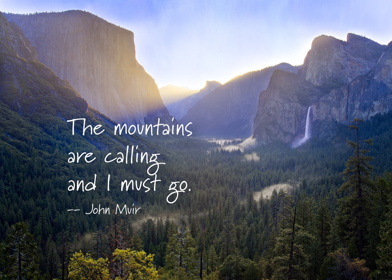 Inspirational Mountain Landscape Art Panel With John Muir Quote - Etsy