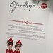 Elf Letter, Personalised Elf Certificate, Childrens Letter From Santa ...