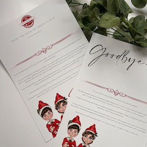 Elf Letter, Personalised Elf Certificate, Childrens Letter From Santa ...