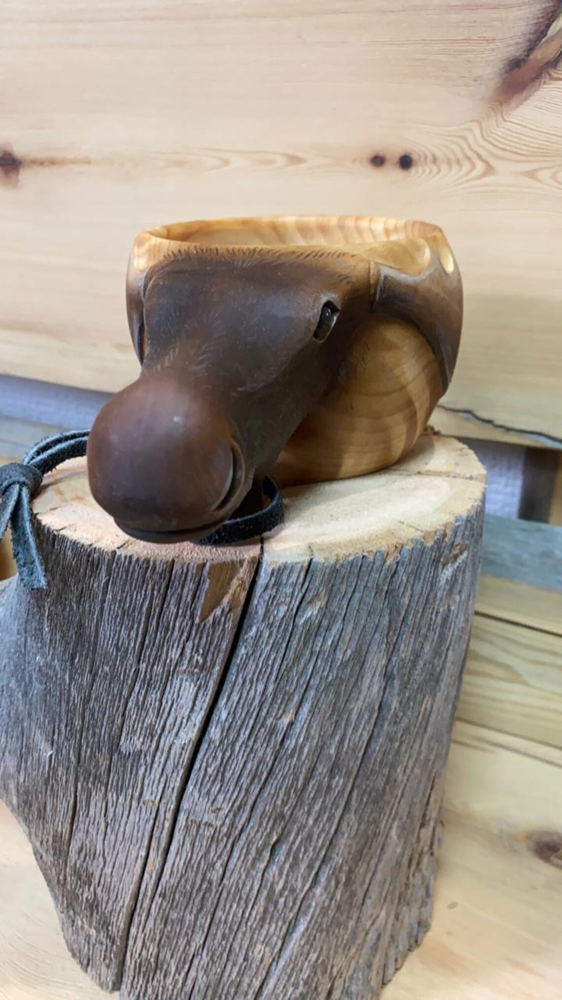 Kuksa Guksi wooden mug hand carved cup Handmade Wooden | Etsy