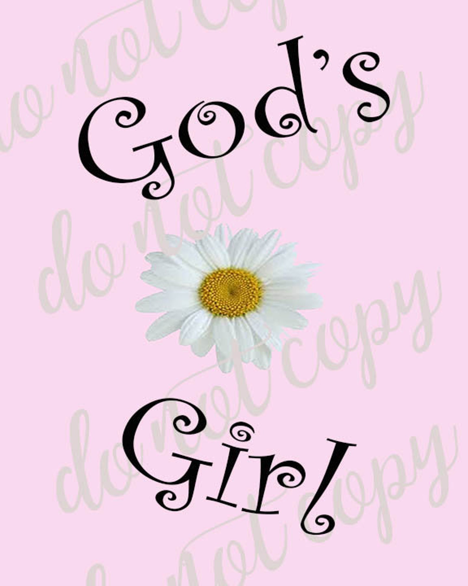 Digital Download for 8x10 God's Girl Sign - Etsy
