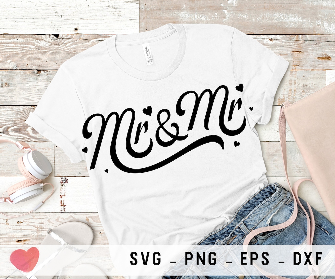 Mr & Mr Svg, Png Files for Cricut, Dxf Files, Eps Files, Cutting ...