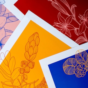 Pinoy Floral Art Print W/ Poem Collection - Etsy