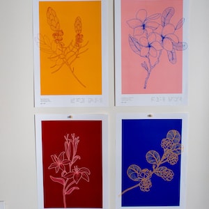 Pinoy Floral Art Print W/ Poem Collection - Etsy