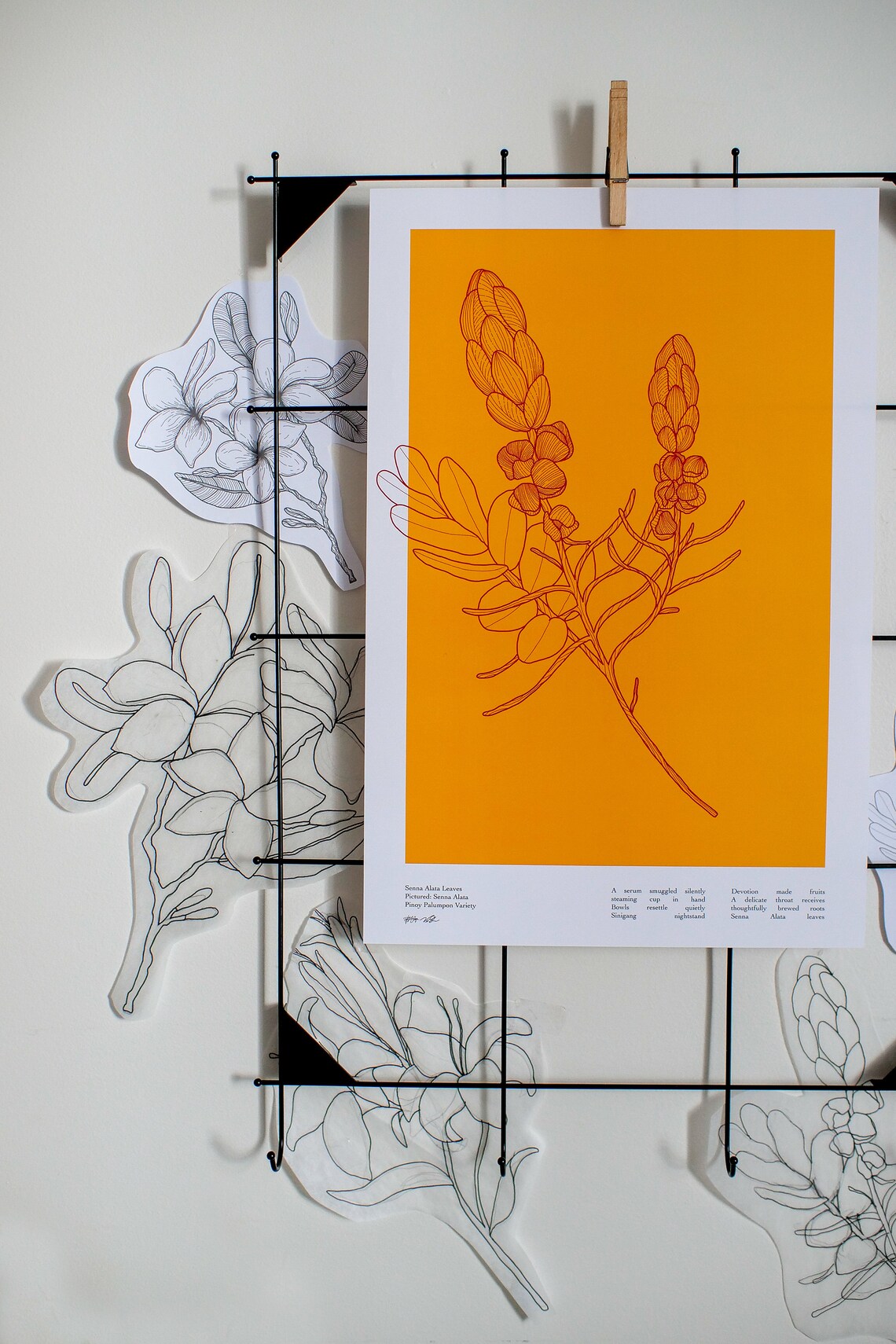 Pinoy Floral Art Print W/ Poem Collection - Etsy