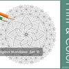 Mandala Coloring Pages // Art Therapy // PDF Pages to Print and Color ...