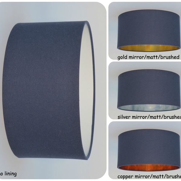 Blue Lamp Shade - Etsy