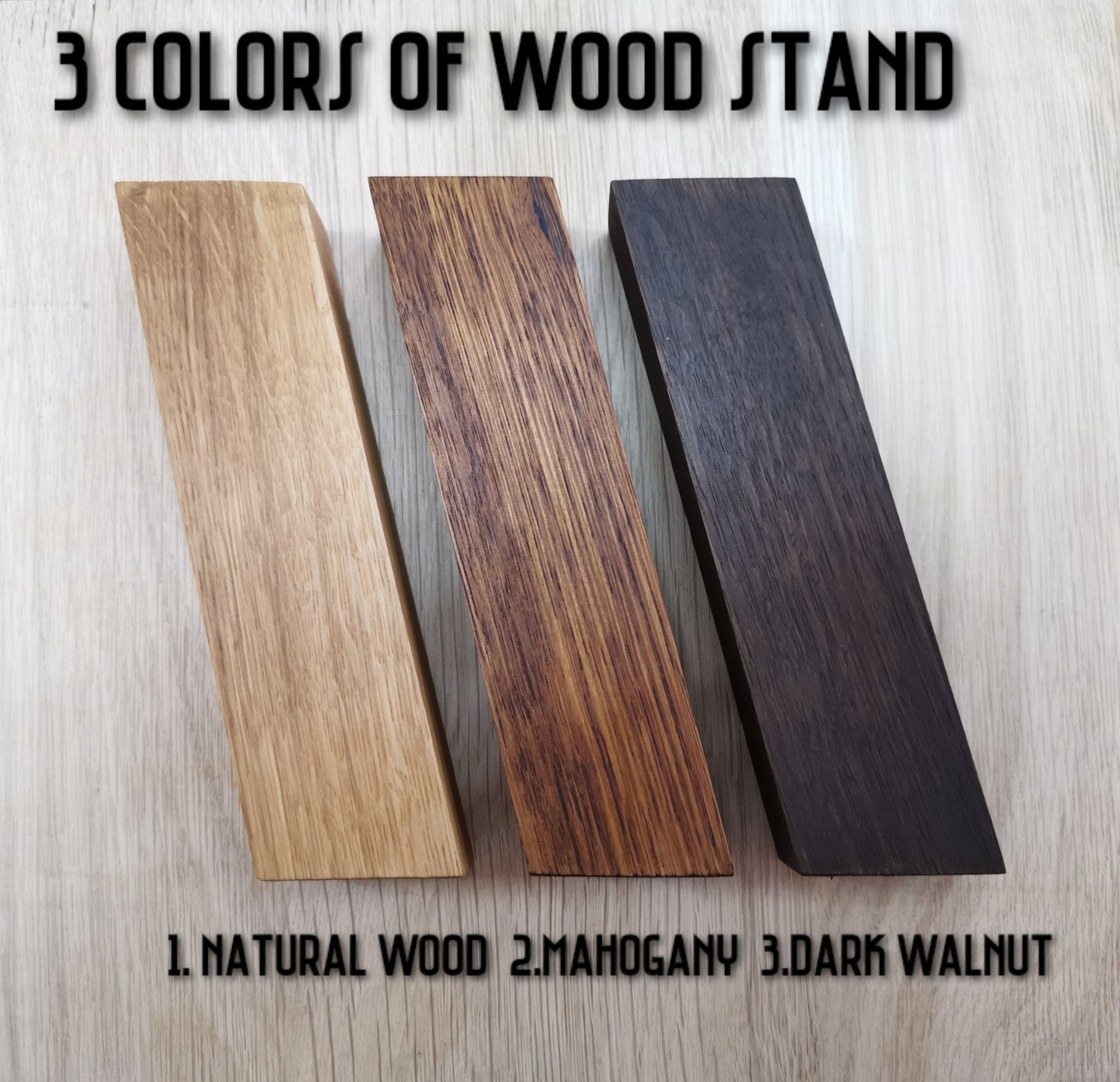 Handmade Tripod Floor Lamp Wooden Stand in Middle Dark Wood - Etsy