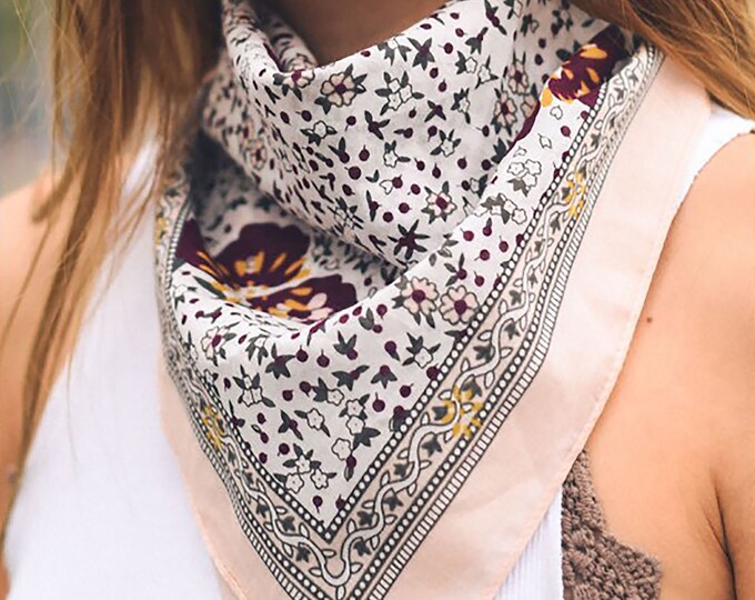 Bandana Scarf,head Wrap,gift for Her,scarf,boho Scarf,western,bandana ...