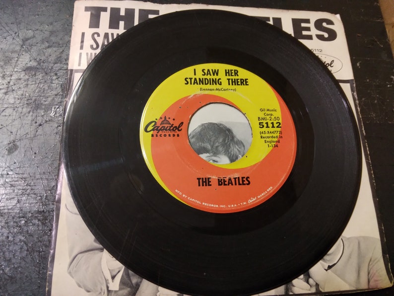Lot of Vintage 45s 7 Inch Original First Edition Vinyl Pressings-20 ...