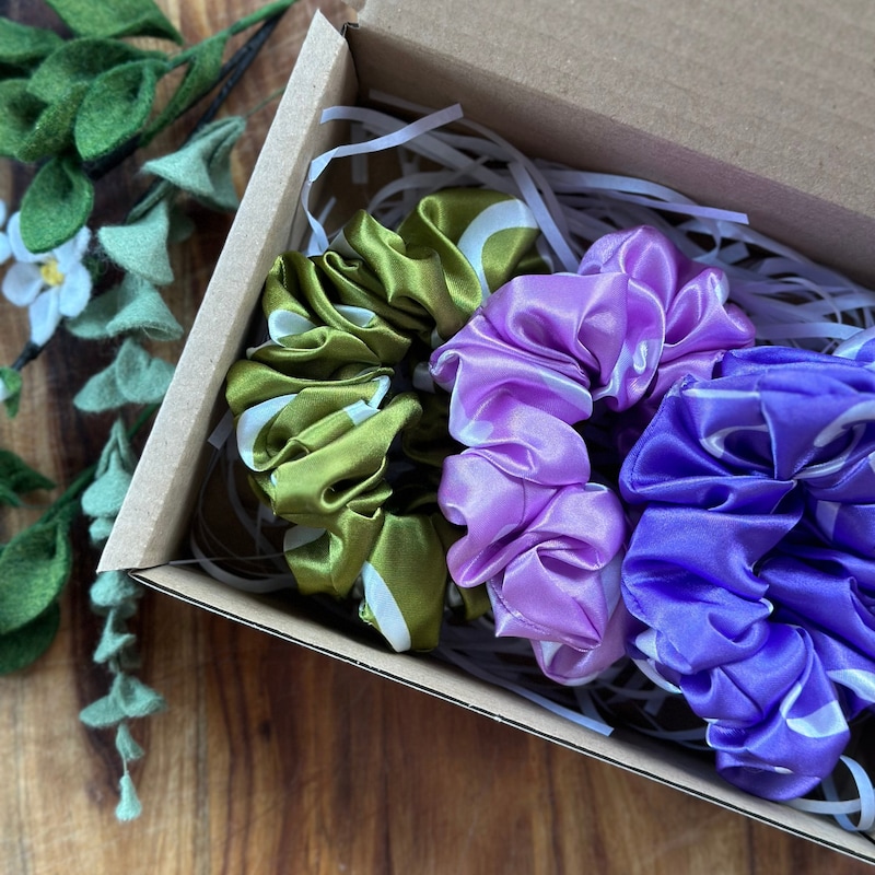 Silk Scrunchie - Etsy