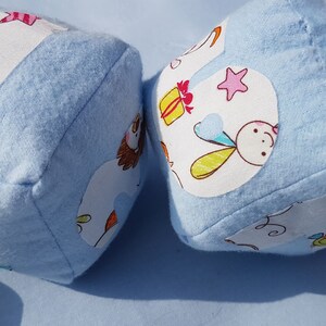 Baby Blue Baby Number Blocks, Plushie Textile Play, Learning Toy for ...