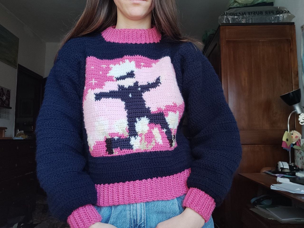 GOJO SWEATER Crochet Pattern | Jujutsu Kaisen Gojo Satoru Running ...
