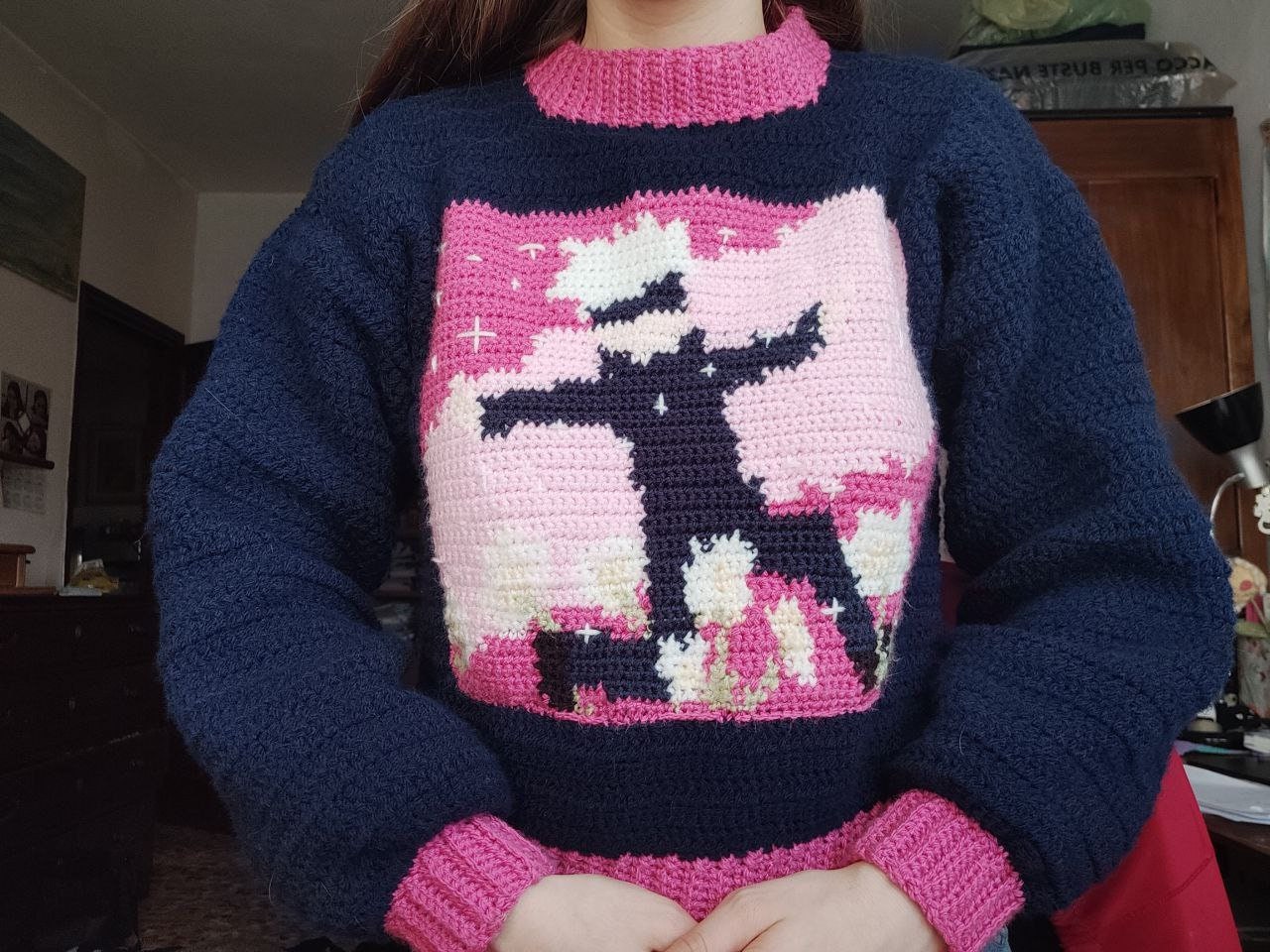 GOJO SWEATER Crochet Pattern | Jujutsu Kaisen Gojo Satoru Running ...