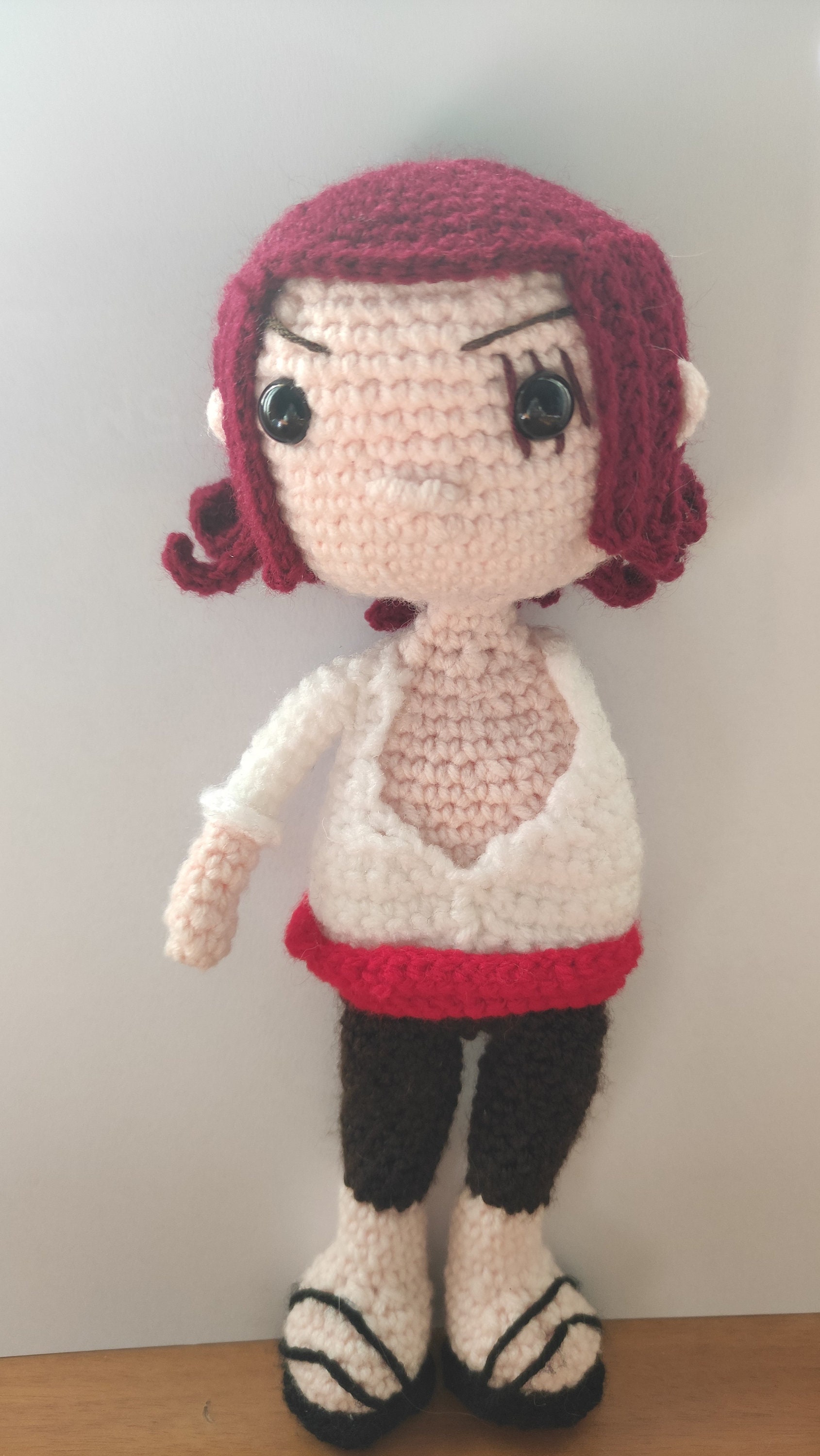 One Piece Shanks Amigurumi Crochet Pattern | Anime Crochet Tutorial ...