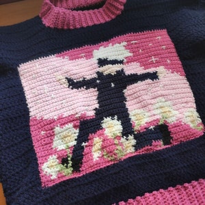 GOJO SWEATER Crochet Pattern | Jujutsu Kaisen Gojo Satoru Running ...