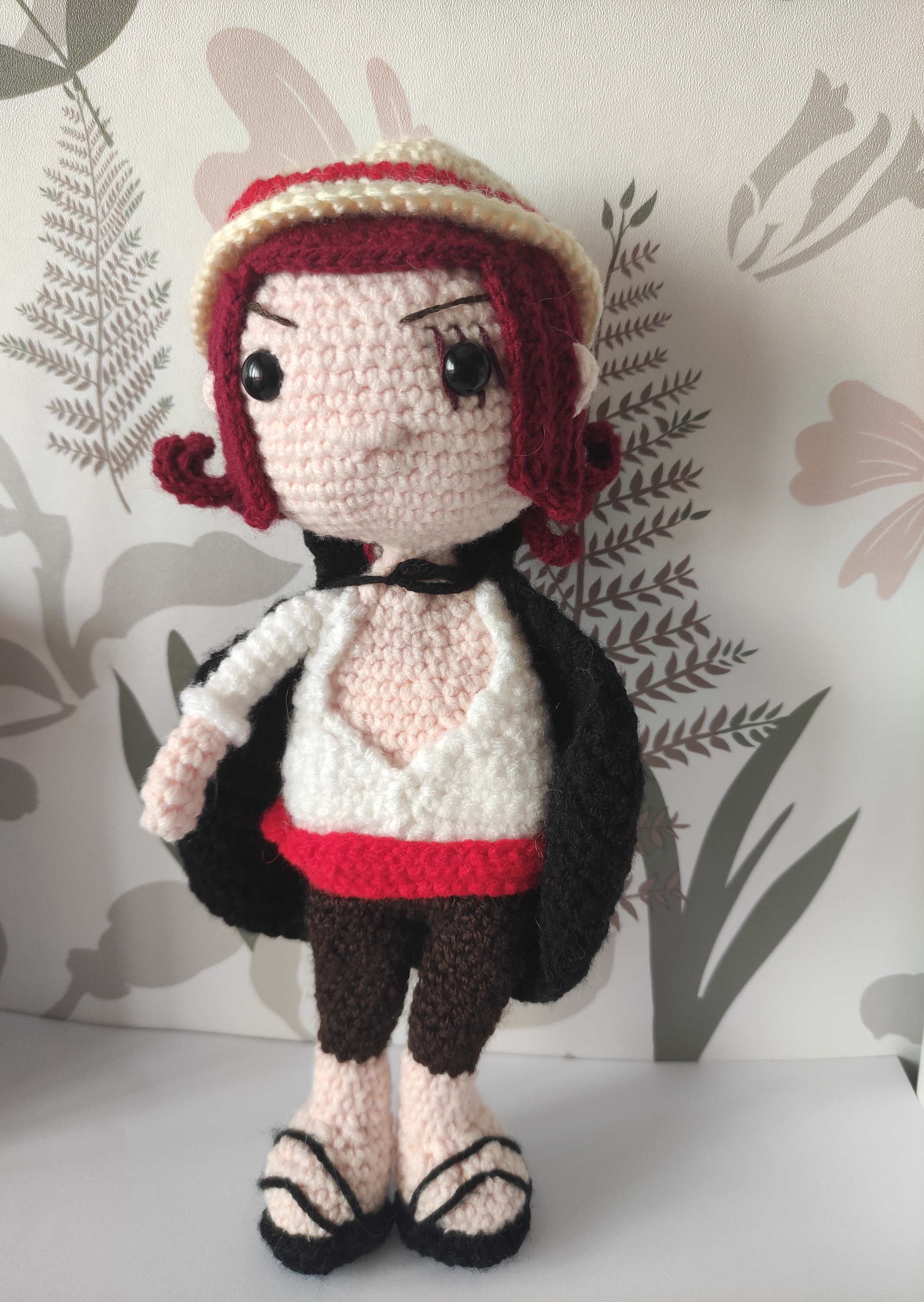 One Piece Shanks Amigurumi Crochet Pattern | Anime Crochet Tutorial ...