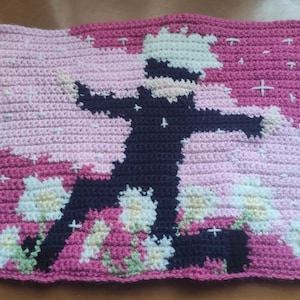 GOJO SWEATER Crochet Pattern | Jujutsu Kaisen Gojo Satoru Running ...