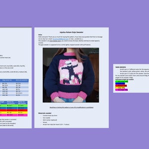 GOJO SWEATER Crochet Pattern | Jujutsu Kaisen Gojo Satoru Running ...