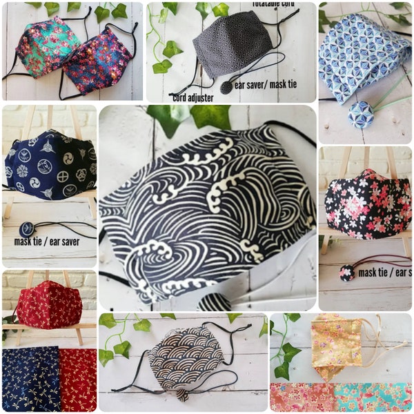 Kimono Face Mask - Etsy