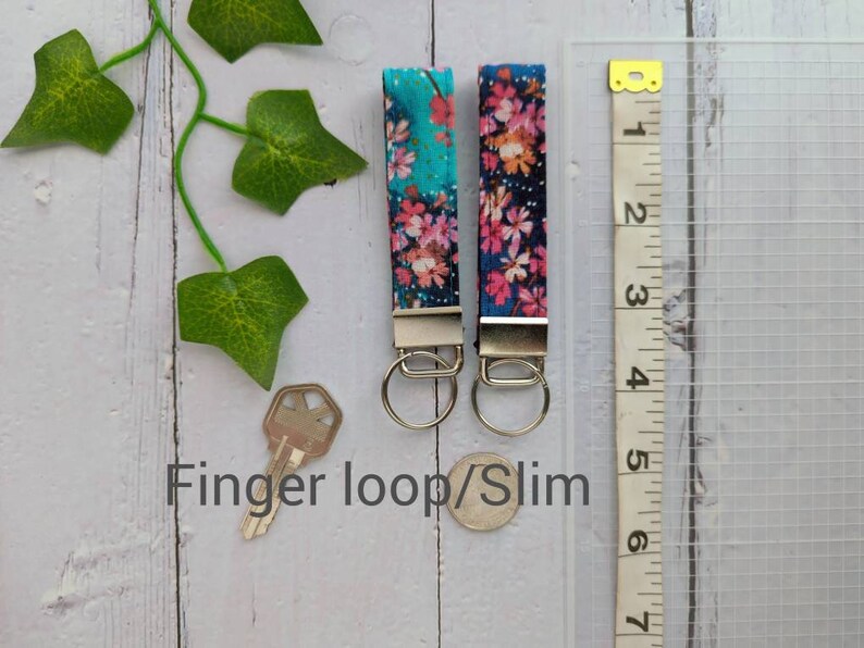 Sakura/teal&deep Blue Key Fob Japanese Kimono Pattern Fabric - Etsy