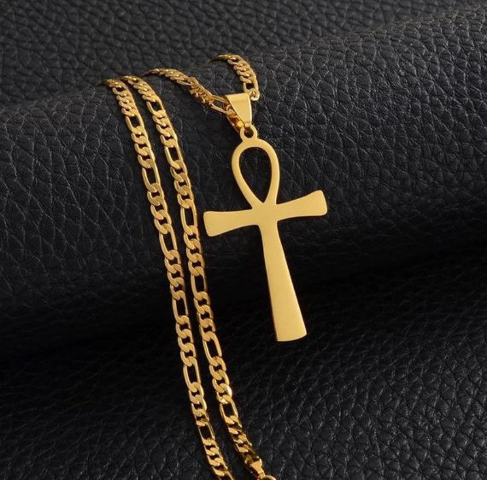 Ankh Necklace men Ankh Necklace Ankh Pendant 18k Gold - Etsy New Zealand