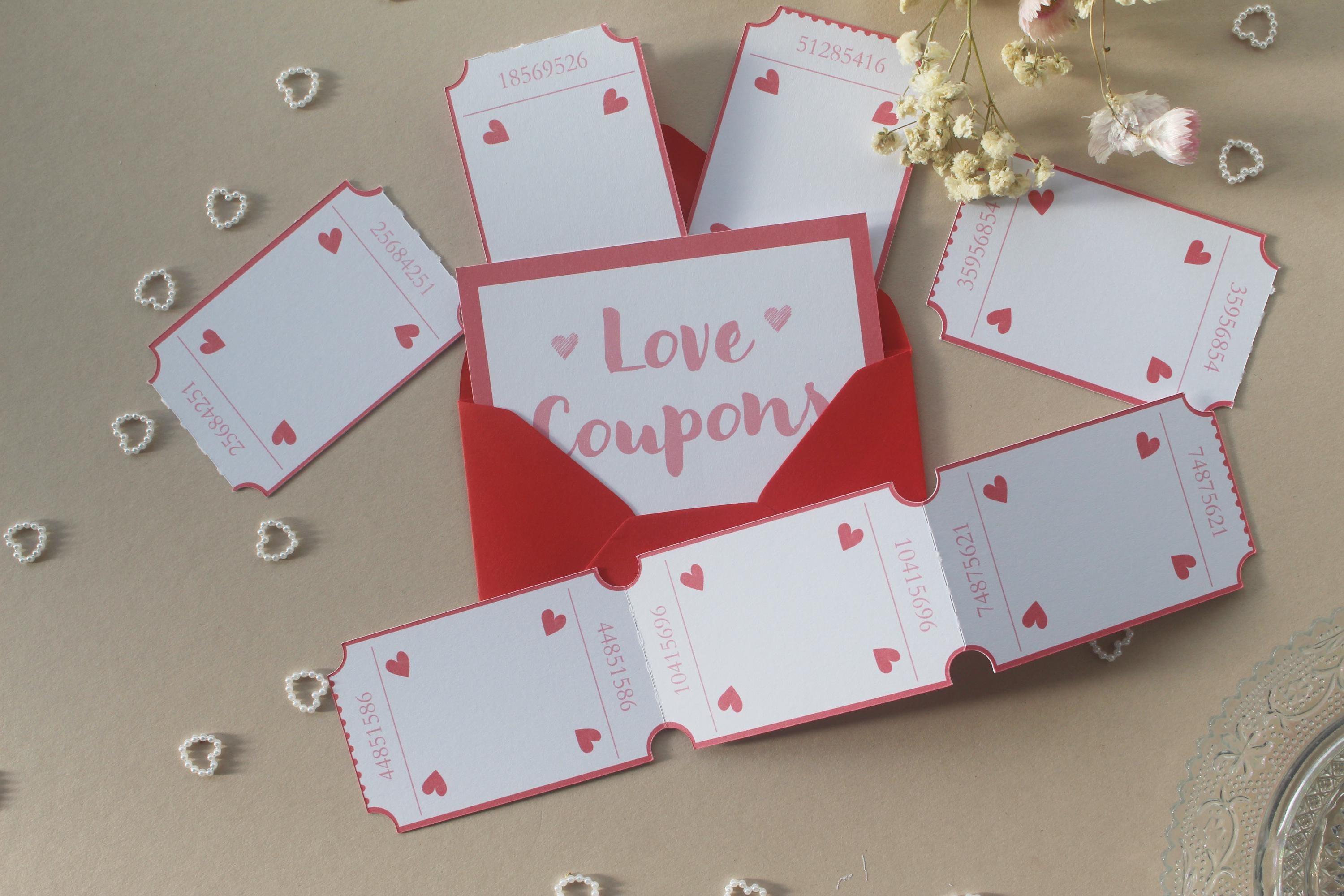 Loves Coupons for Valentine's Day, Customisable & Personalised Vouchers ...
