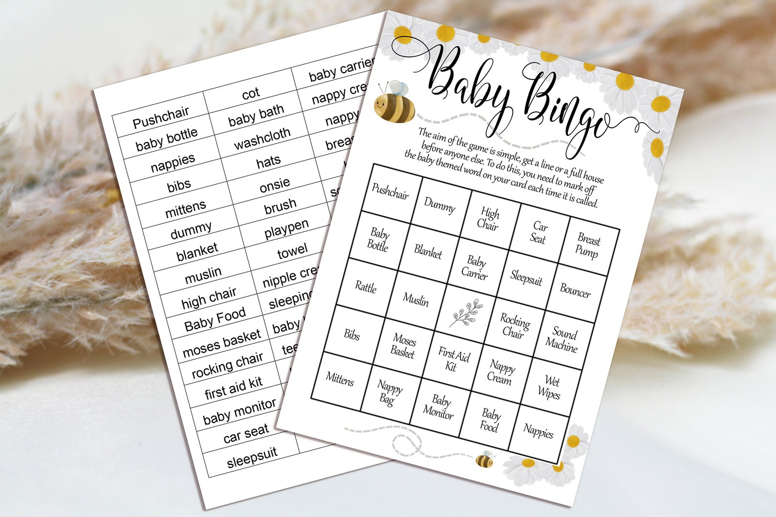 Gender Neutral Shower Games Bundle, Prediction and Advice Cards Game ...