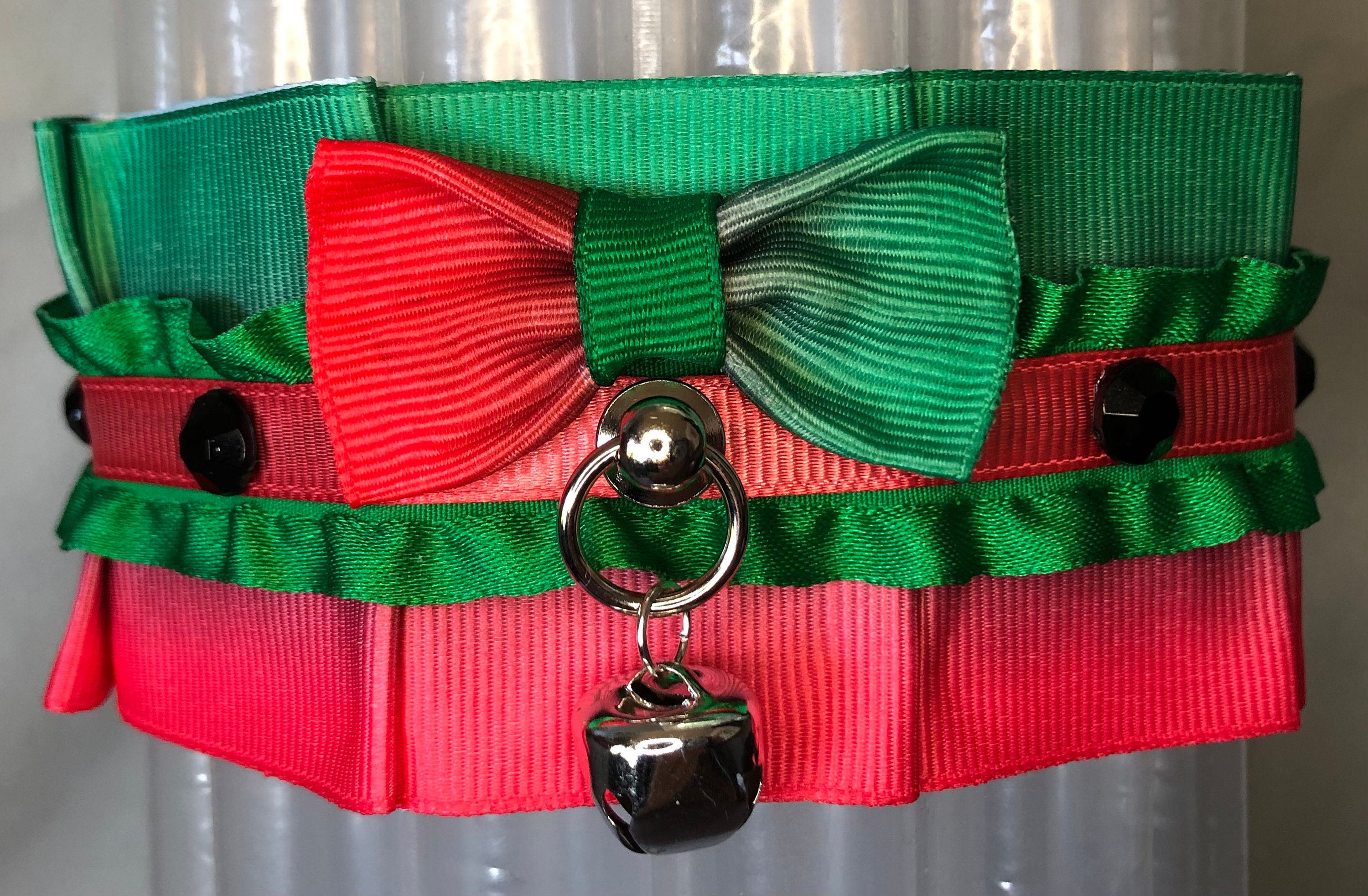 Watermelon Ruffle Ribbon Collar - Etsy