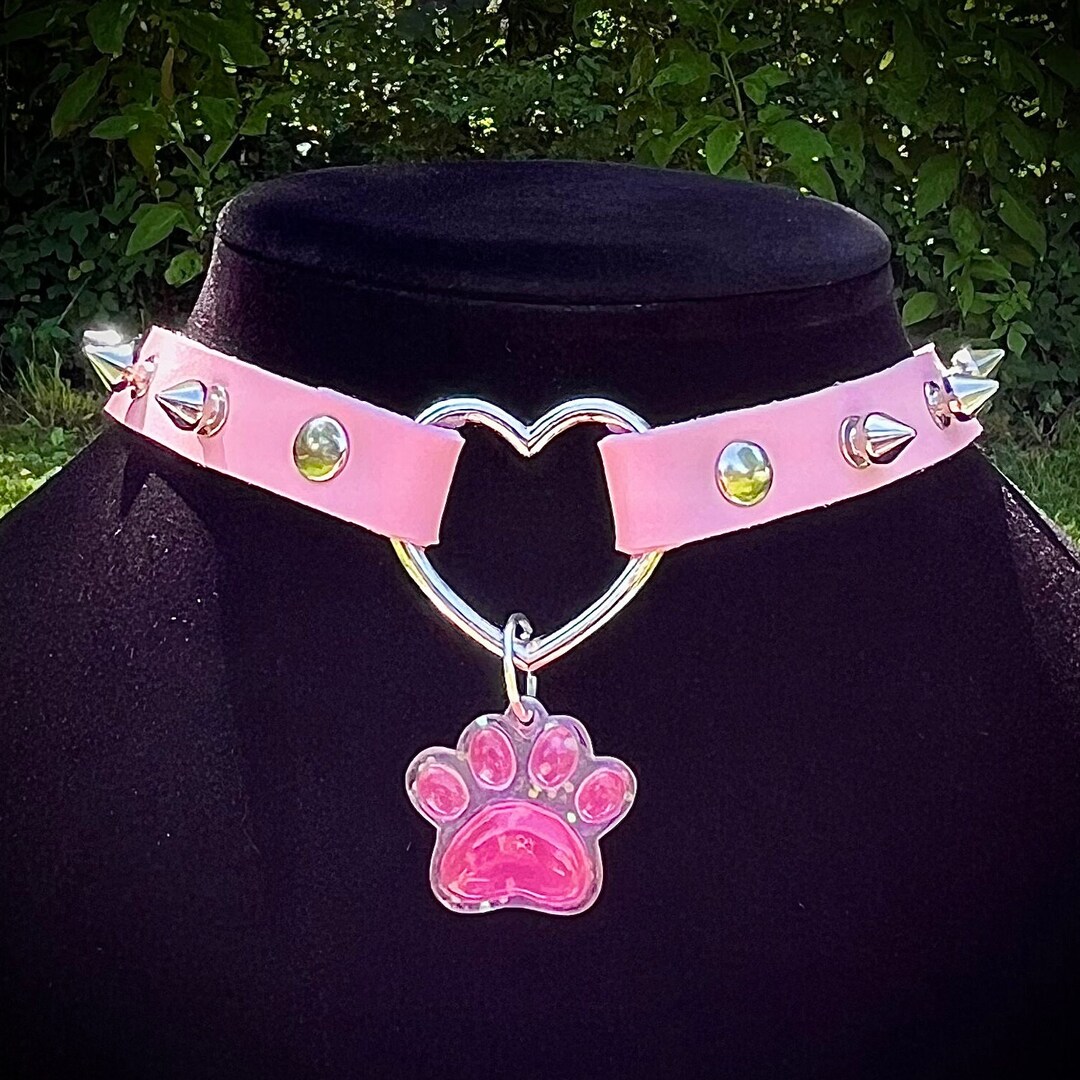 Pink Kitten Collar - Etsy