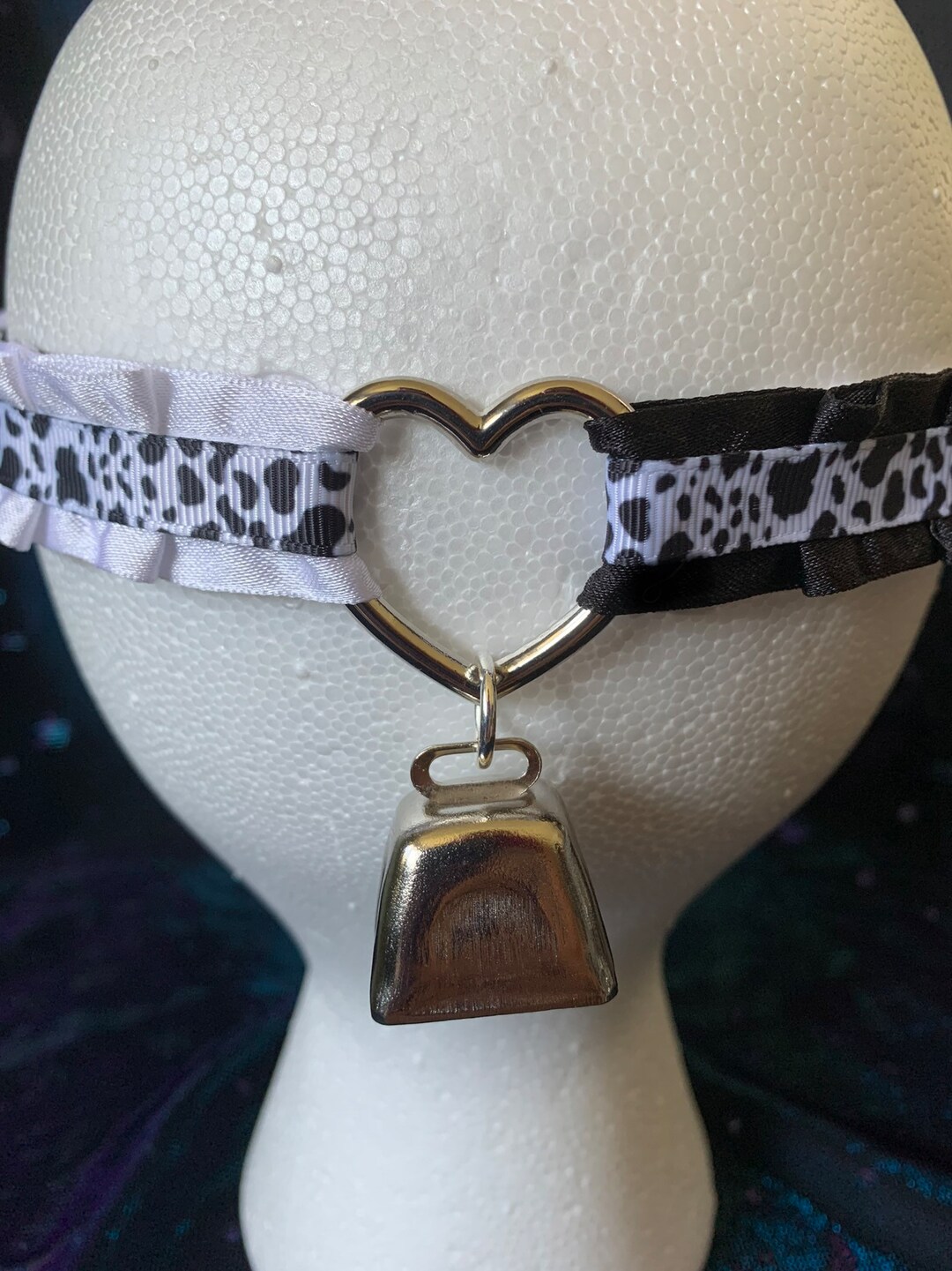 Cow Print Collar - Etsy