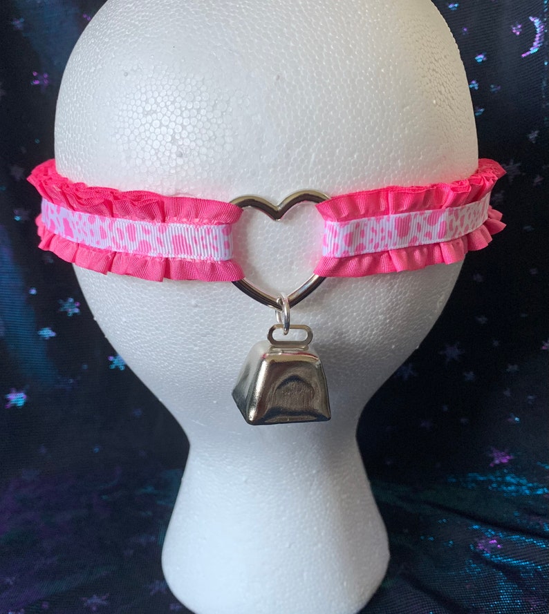 Pink Cow Collar - Etsy