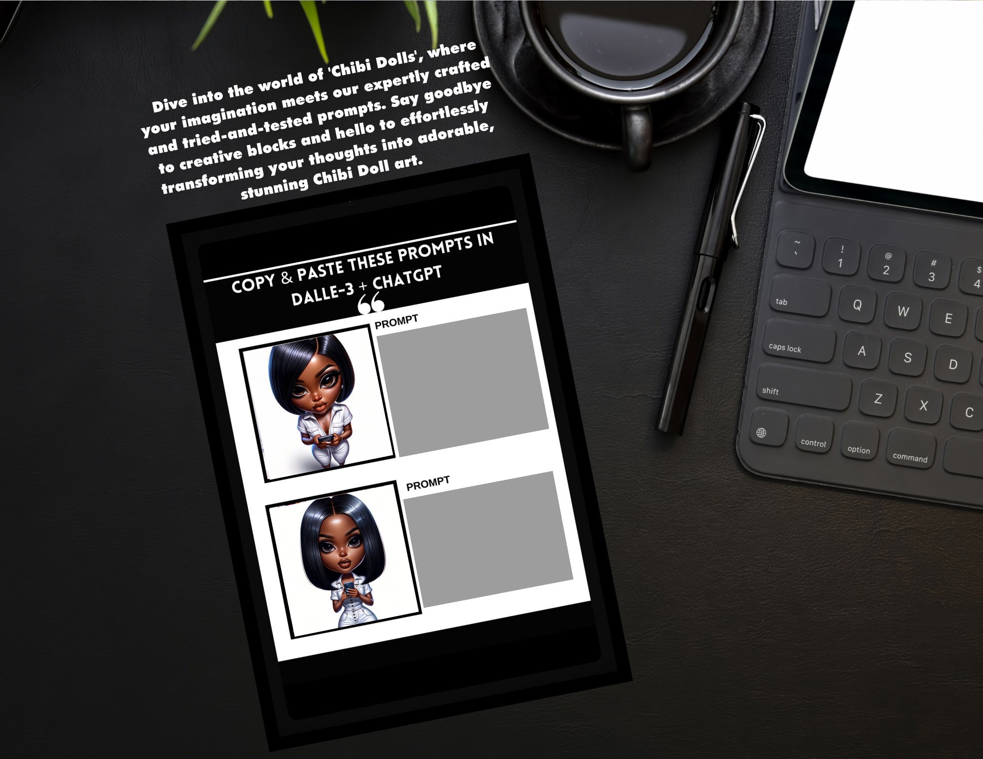 Dall-e3 & Chatgpt V4 AI Art Prompt Guide | 16 Sample Prompts | White ...