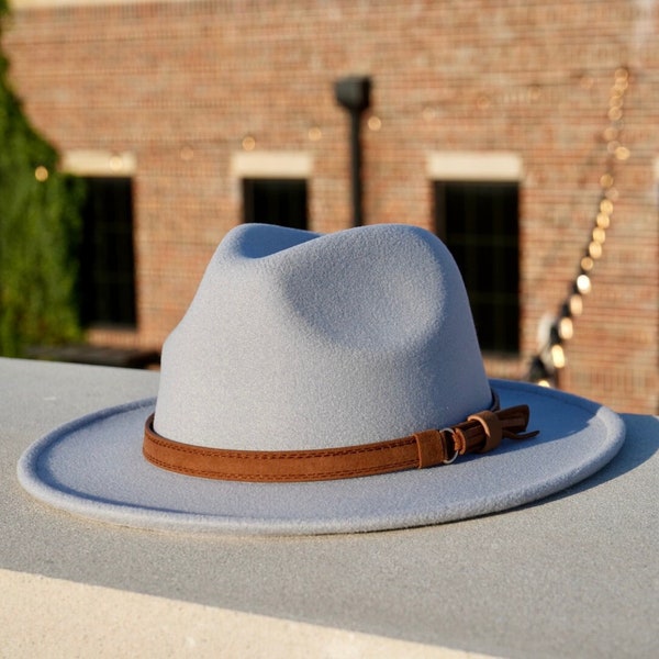 Grey Fedora - Etsy