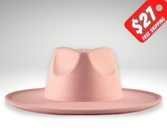 Pink Rose Derby Hat - Etsy