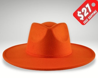 Mens Ranch Fedora Hats - Etsy