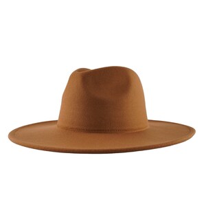 Tan Fedora, Womens Fedora, Mens Fedora, Unisex Fedora, Wide Brim ...