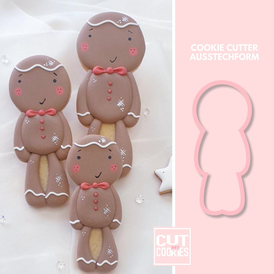 2347 Gingerbread - Cookie Cutter - Fondant Cutter - Clay Cutter - Dough ...