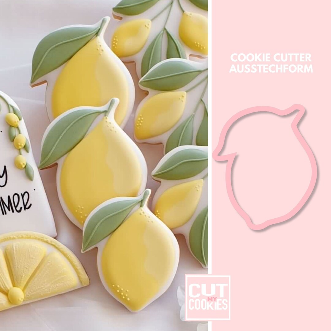 2301 Lemon - Cookie Cutter - Fondant Cutter - Clay Cutter - Dough ...